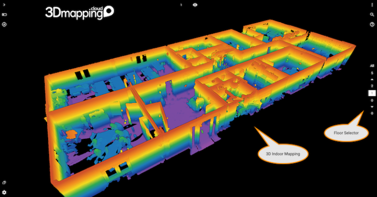 Introducing Floors for Indoor navigation – 3D Mapping Cloud